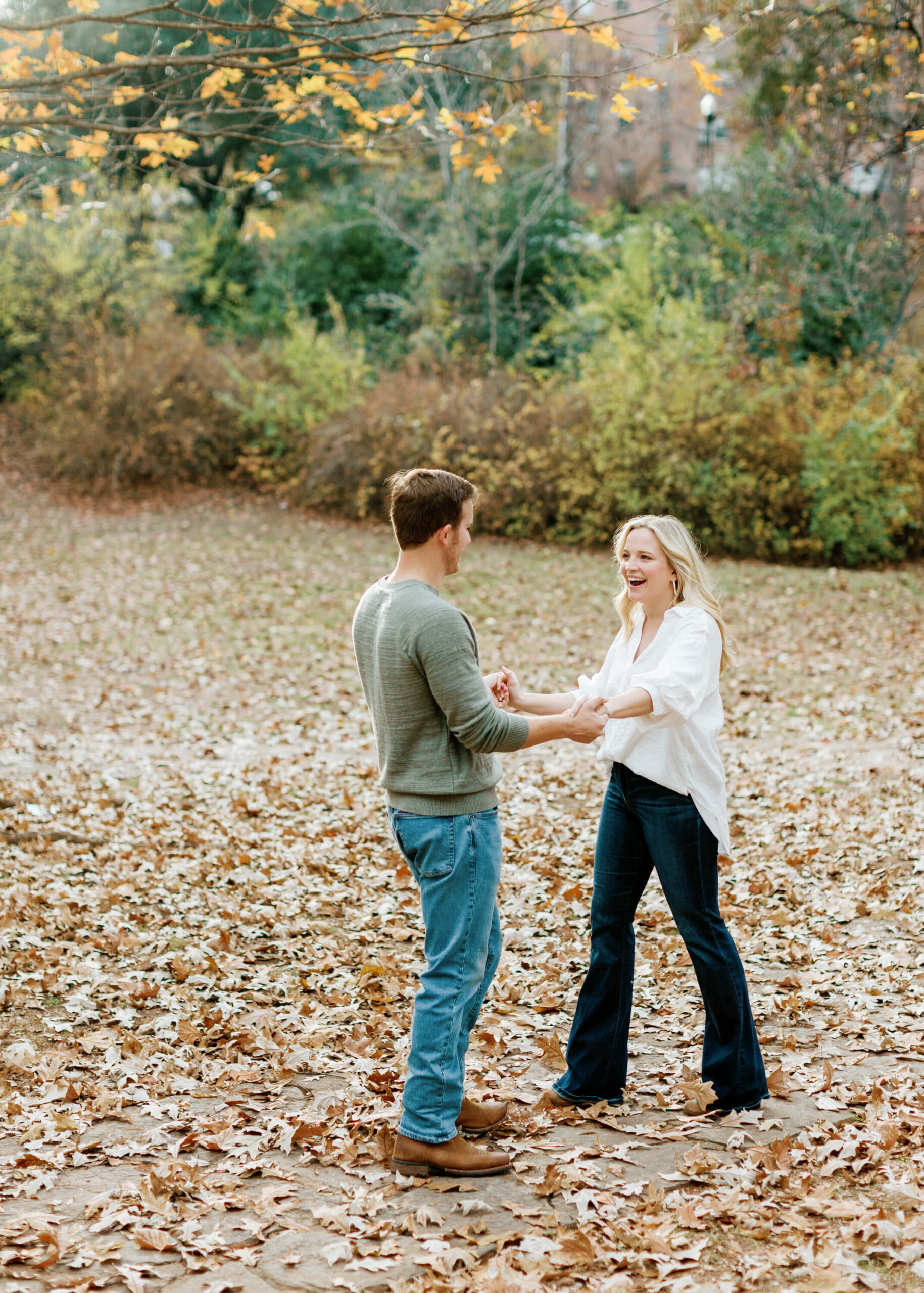 A Highland Park Engagement Session in the Fall